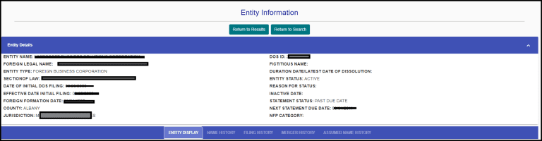 New York Division of Corporations | Business Entity Search Guide ...