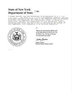 Certificate of Good Standing New York (Certificate of Status) Guide ...