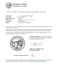 Certificate of Good Standing California (Certificate of Status) Guide ...