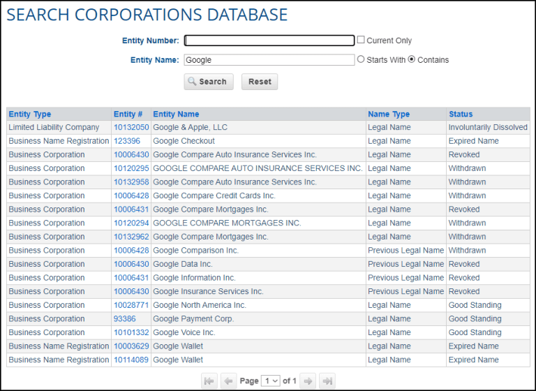 Alaska Corporations Database | Business Entity Search Guide | Secretary ...